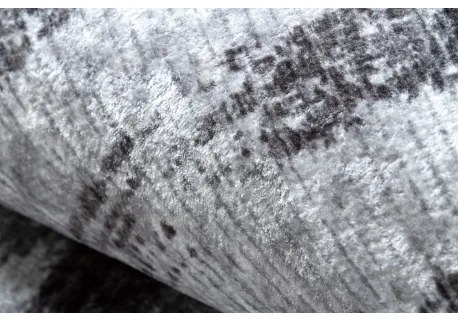 Dywany Luszczow Dětský kusový koberec MIRO 51231.806 pratelný kulatý  Linky protiskluz, šedá / černý Rozměr koberce: 100 cm KRUH