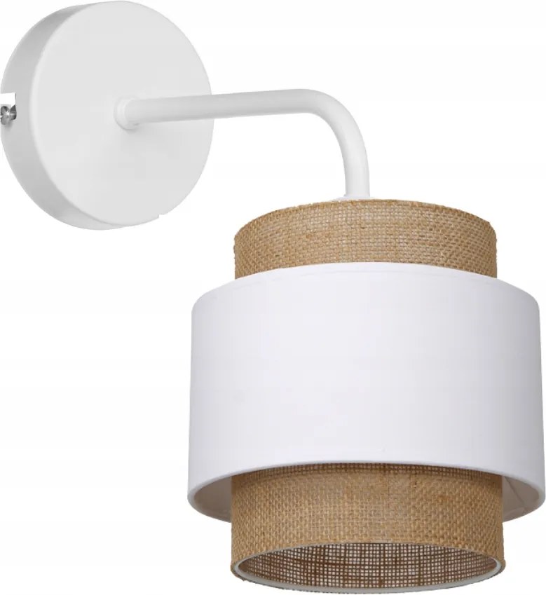 Nástěnná Lampa Juta Boho Jutová Dvojitá