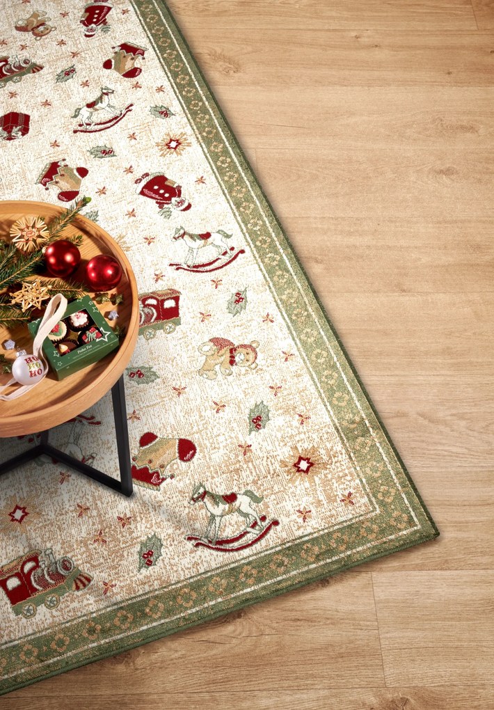 Villeroy & Boch Běhoun Toy's delight se střiženým vlasem 106218 Green, Multicolor, 80x200, zelená, obývací pokoj