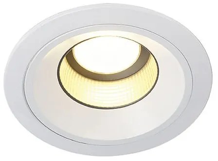 LA 160554 LEDDISK HORN DL stříbrnošedá 230V COB LED 11W 60° 4000K - BIG WHITE