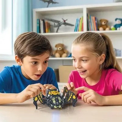 CLEMENTONI SciencePlay Robotics: Pavoučí útok / Robotická stavebnice /