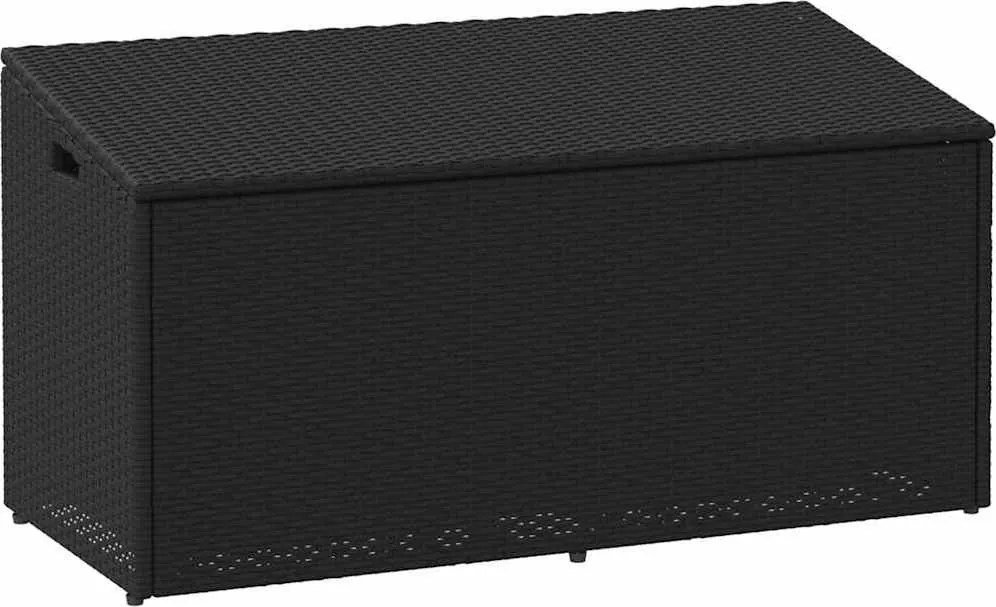 vidaXL Zahradní úložný box 110 x 50 x 58 cm polyratan [4104069] Barva: Béžová