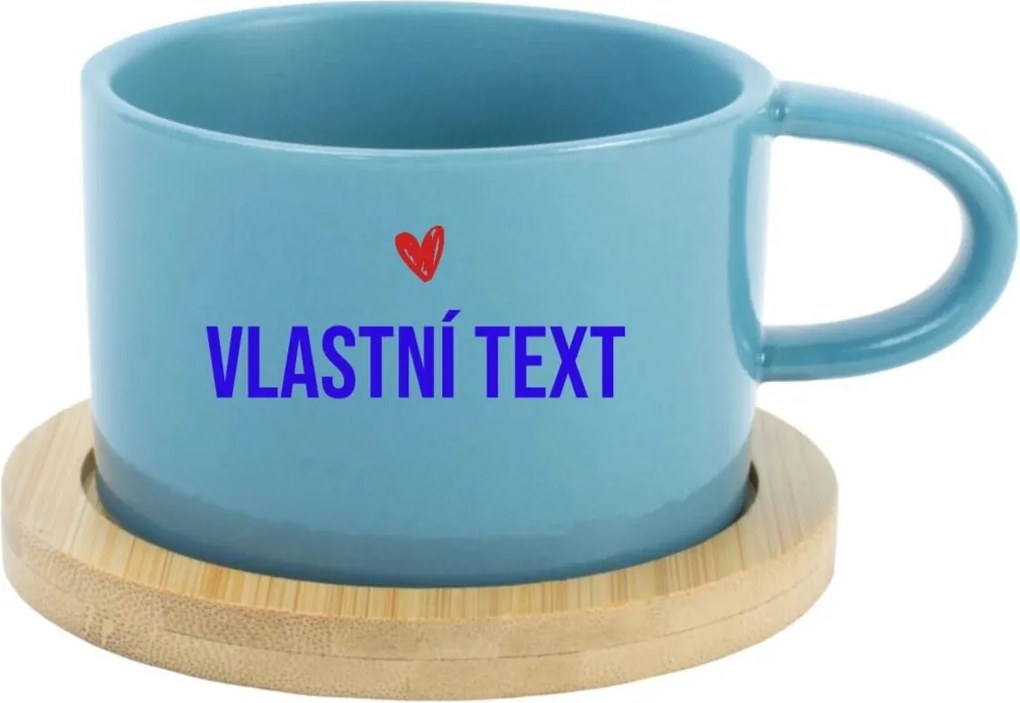 Vlastní text na keramický hrníček "MAKRONKA"