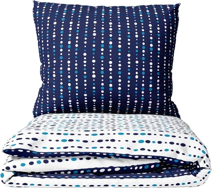 TipTrade s.r.o. Flanelové povlečení Ledové puntíky 140x200 + 70x90