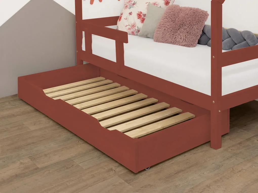 Benlemi Šuplík pod postel BUDDY Barva postele: béžová, Rozměr šuplíku: 90cm x 180cm (pro postel 90cm x 200cm), Varianta šuplíku pod postel: s roštem a pevným dnem