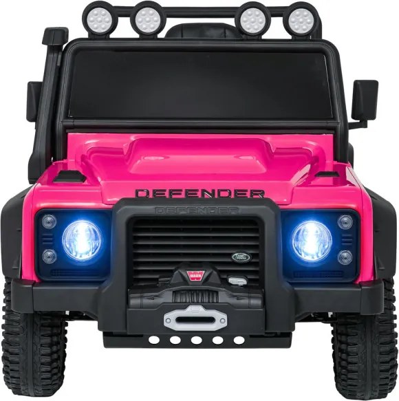 Elektrické autíčko Land Rover Defender 110 SVX růžové