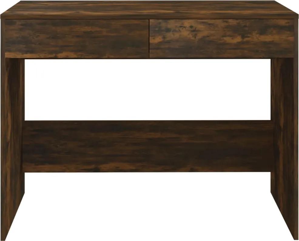 vidaXL Psací stůl 101 x 50 x 76,5 cm kompozitní dřevo [812996] Barva: bílá s vysokým leskem