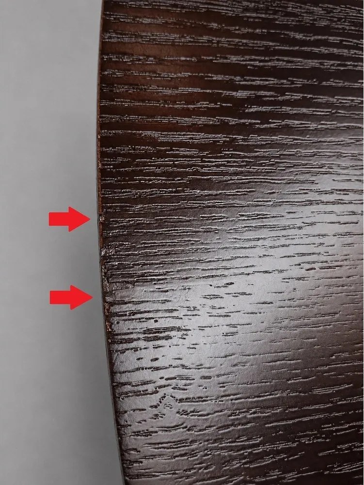Kulatý jídelní stůl s deskou v dekoru ořechového dřeva ø 120 cm Bolton - II. jakost – House Nordic