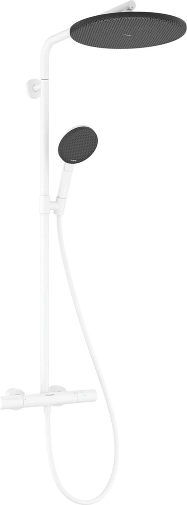 Hansgrohe Raindance Alive S Puro - Sprchový set s termostatem, průměr 30 cm, 3 proudy, EcoSmart+, matná bílá 24594700