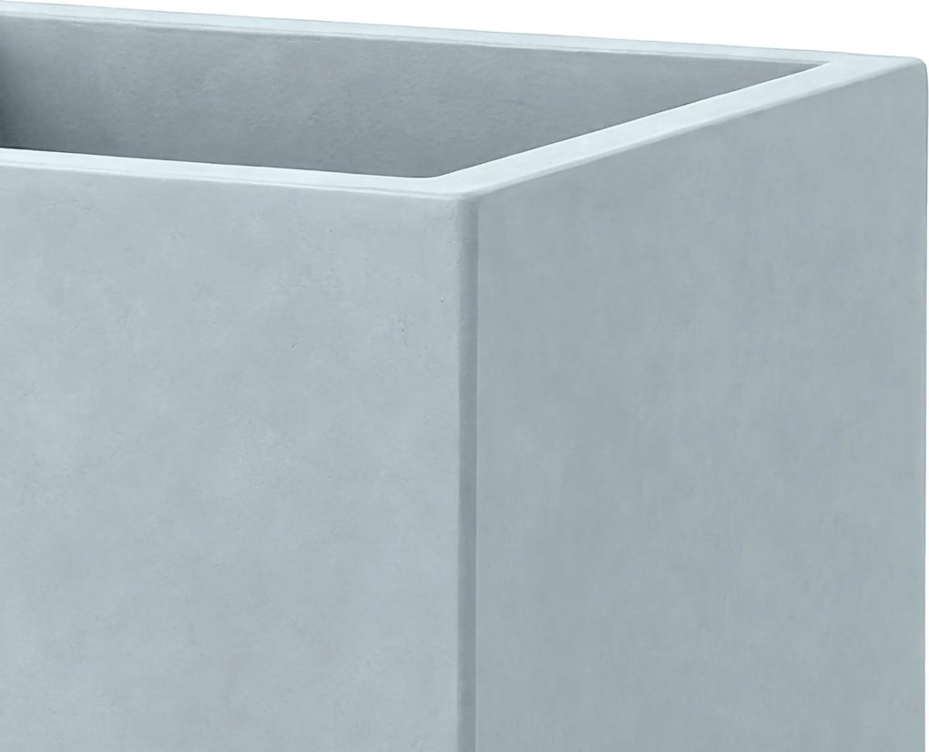 Sada 2 ks květináčů 3 square - šedá