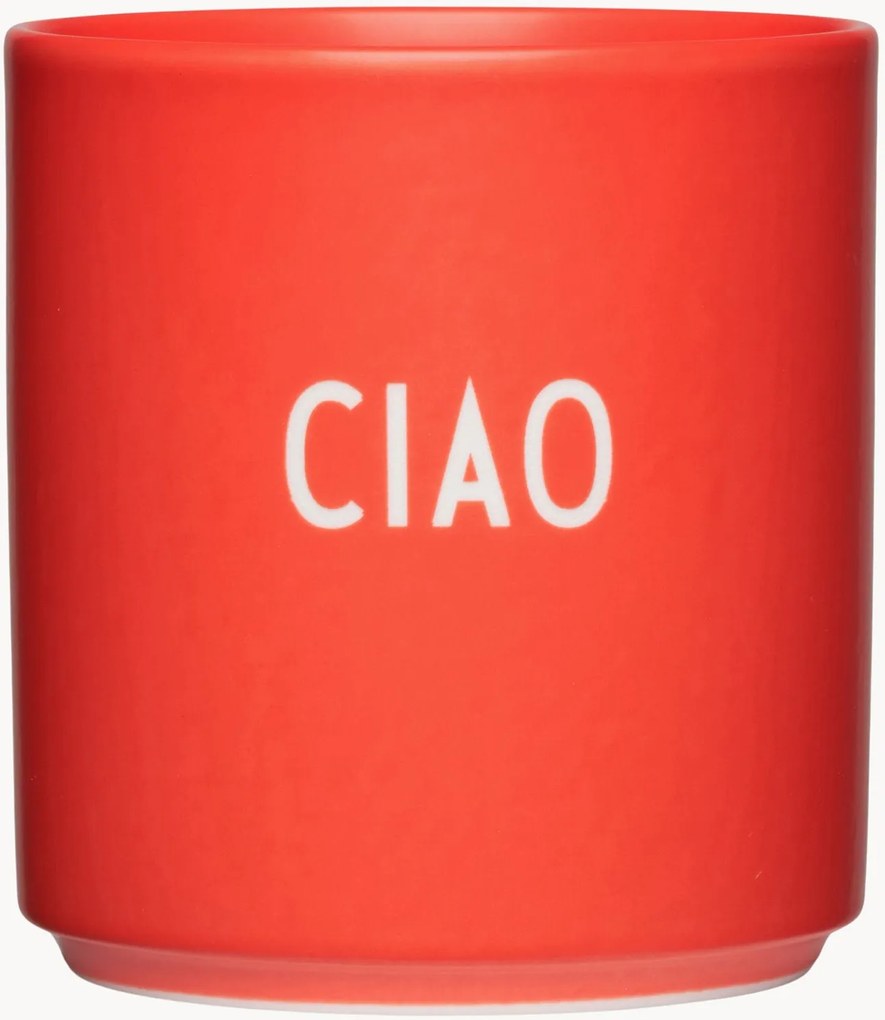 Hrnek's nápisem Favourite Ciao