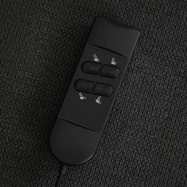 Polohovací křeslo šedé, elektrické TV-L8963 GREY2