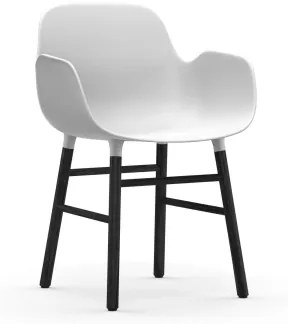 Form Armchair Black Oak bílá Normann Copenhagen