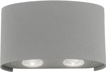 PN 9487-21 CARLO LED nástěnné svítidlo, venkovní osvětlení, stříbrná 3000K - PAUL NEUHAUS