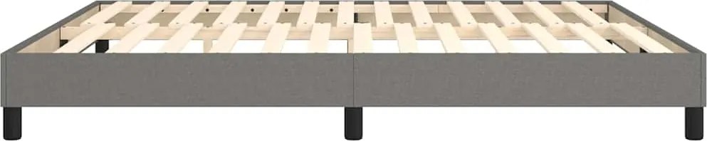 Rám postele s boxspringem tmavě šedý 160 x 200 cm textil 3120525