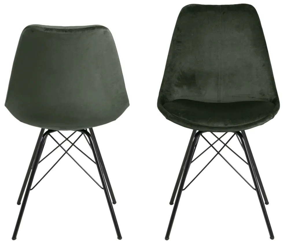 Designová židle Nasia lesní zelená