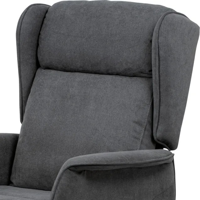 Polohovací křeslo šedé, elektrické TV-1190 GREY2