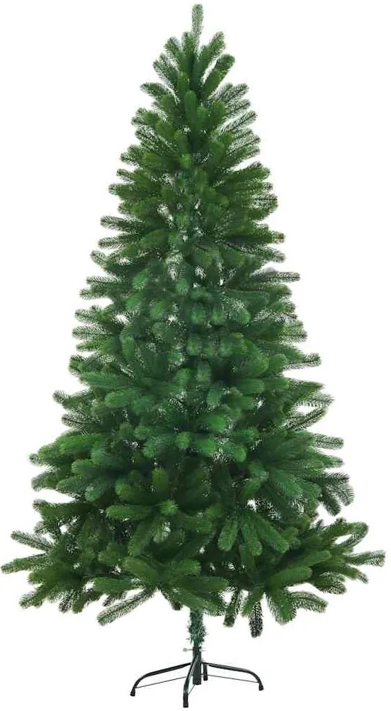 Umělý vánoční stromek s realistickým jehličím 150 cm zelený 246398