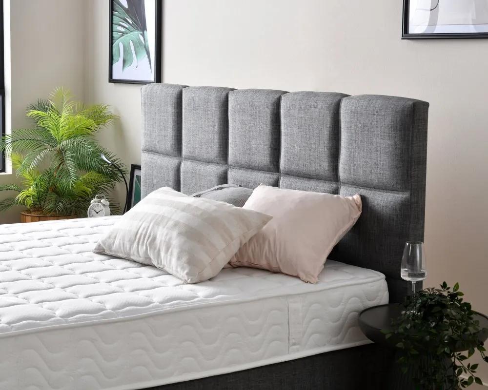 Čalouněná postel INCI - tmavě šedá 90 × 200 cm