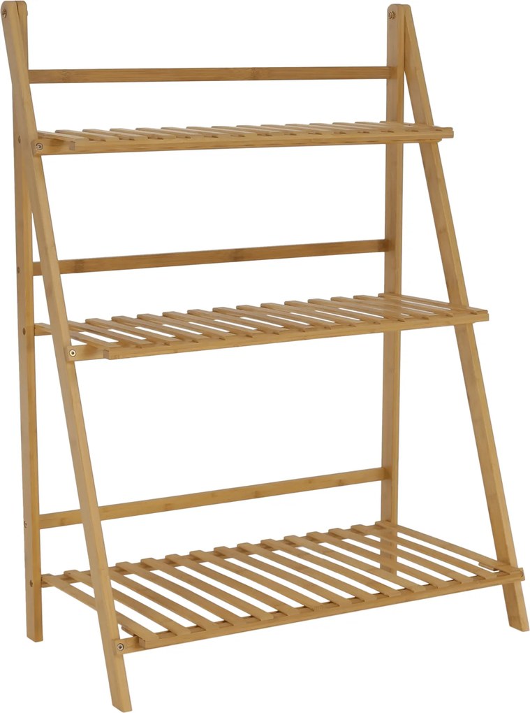Skládací regál, bambus, Nepel TYP 1 + dárek