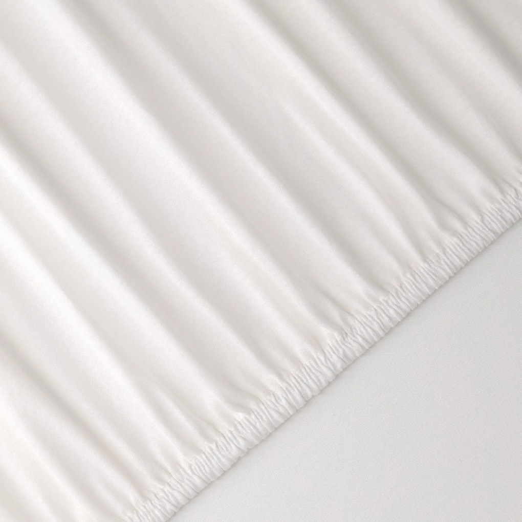 Florella Prostěradlo Solit Jersey Weiss, 90-100x200 cm