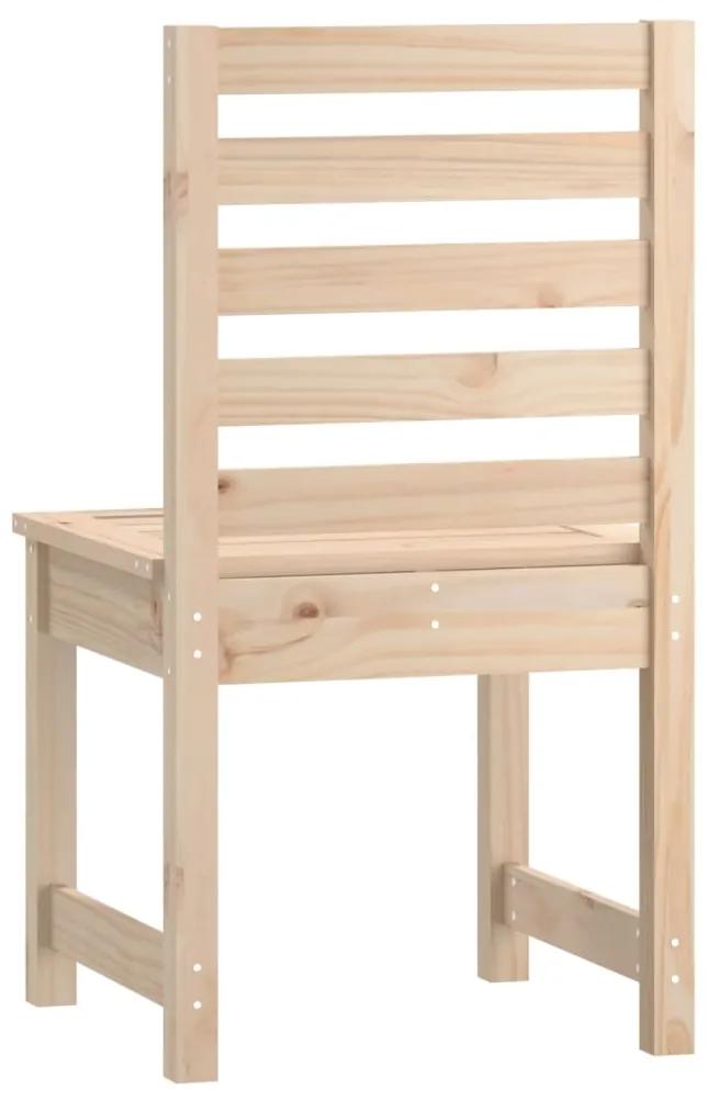 Zahradní židle 2 ks 50x48x91,5 cm masivní borové dřevo,  824025