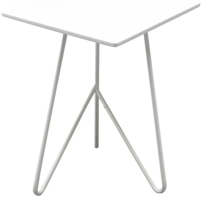 Bílý odkládací stolek Design Twist Padang