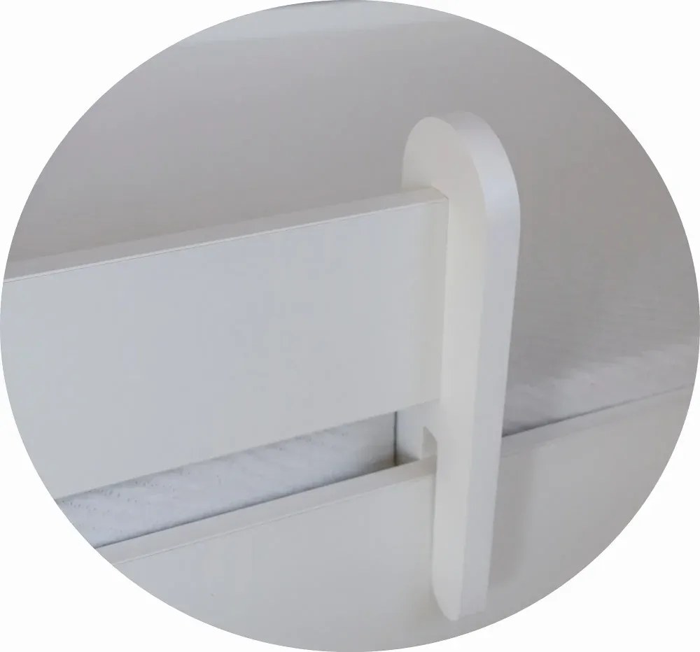Dvojitá postel s matracemi EMKA II Pink, White 160x80
