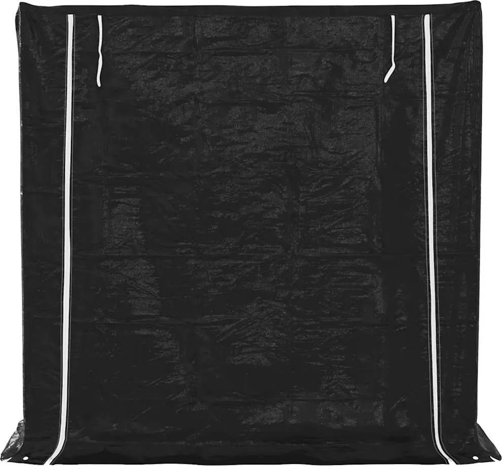 vidaXL Stojan na palivové dřevo s krytem proti dešti 200x60x200 cm [4104957]