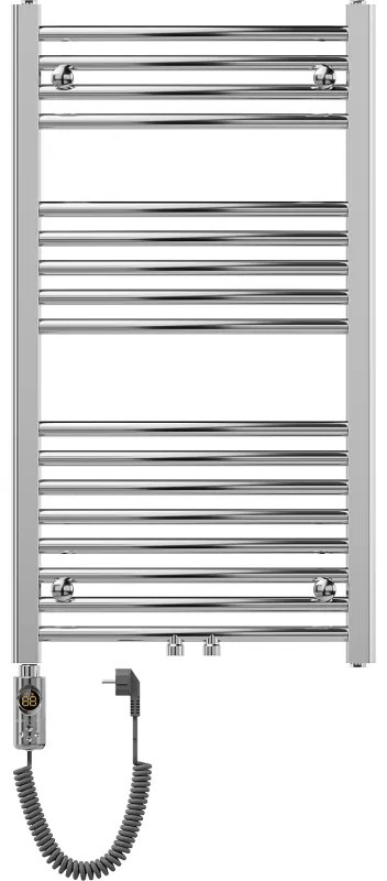 Mexen Ares, elektrické topné těleso 900 x 500 mm, 300 W, chromová, W102-0900-500-2300-01