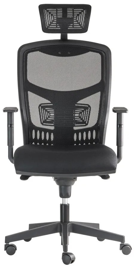ALBA Ergonomická kancelářská židle PAMELA - černá síťovina