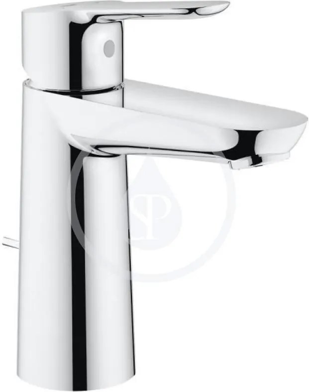 GROHE - Edge Páková umyvadlová baterie s výpustí, velikost M, chrom 23758000