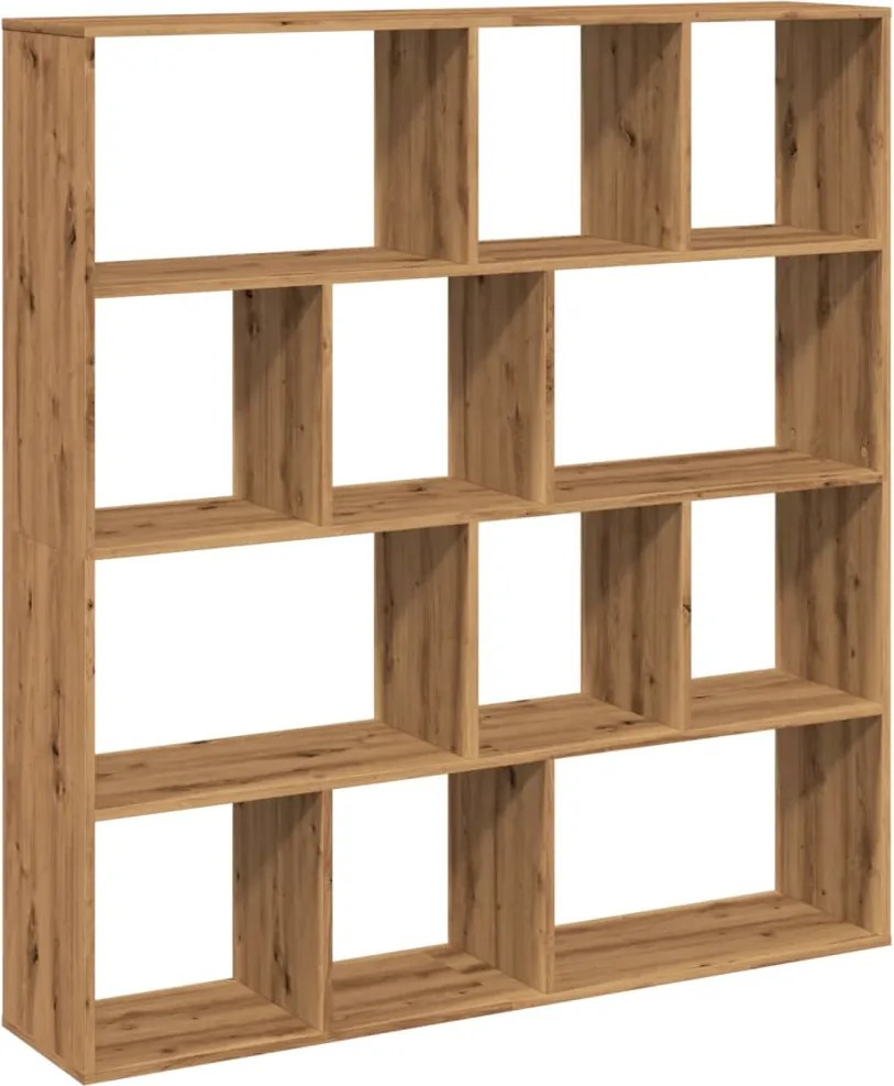 Knihovna dub artisan 132 x 29 x 141,5 cm kompozitní dřevo 3310315