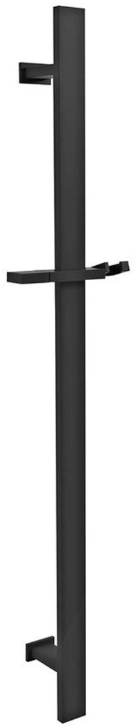 Sapho - Sprchová tyč včetně držáku, 60 cm, černá mat SC415