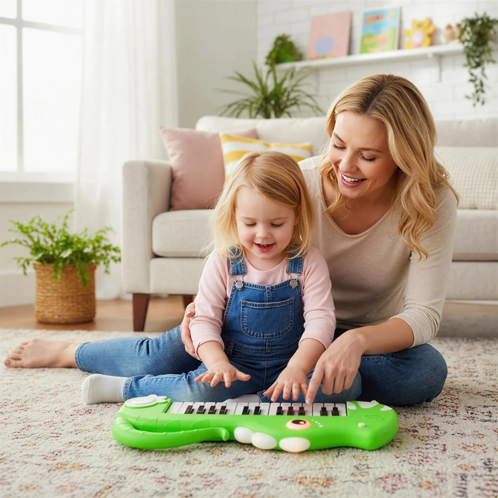 Costway 25 Dětské digitální piano Keys s vestavěnou hudební