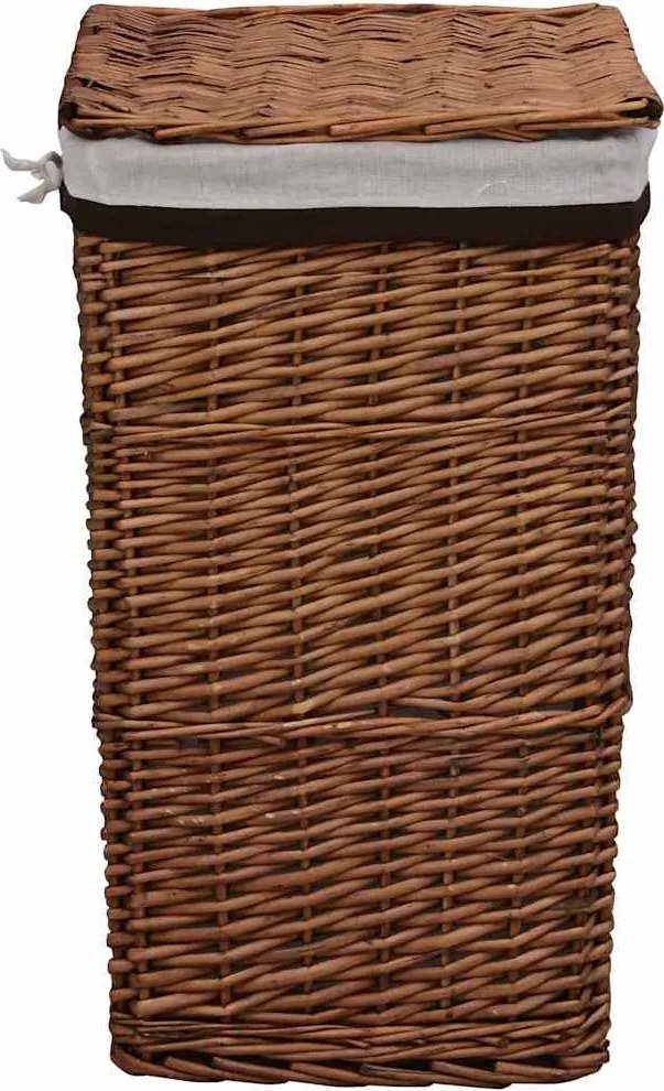 Koš na prádlo hnědý vrba 286979
