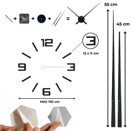 Nástěnné hodiny do obývacího pokoje jako obraz I SENTOP X0037