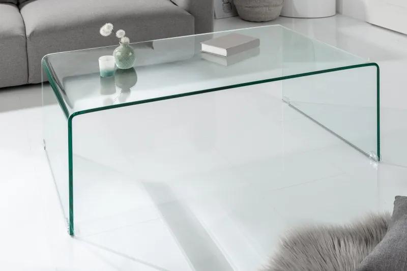 Konferenční stolek Fantome 110cm sklo / 22874