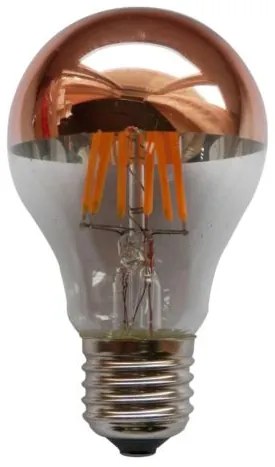 LED A60 6W Filament měděný vrchlík