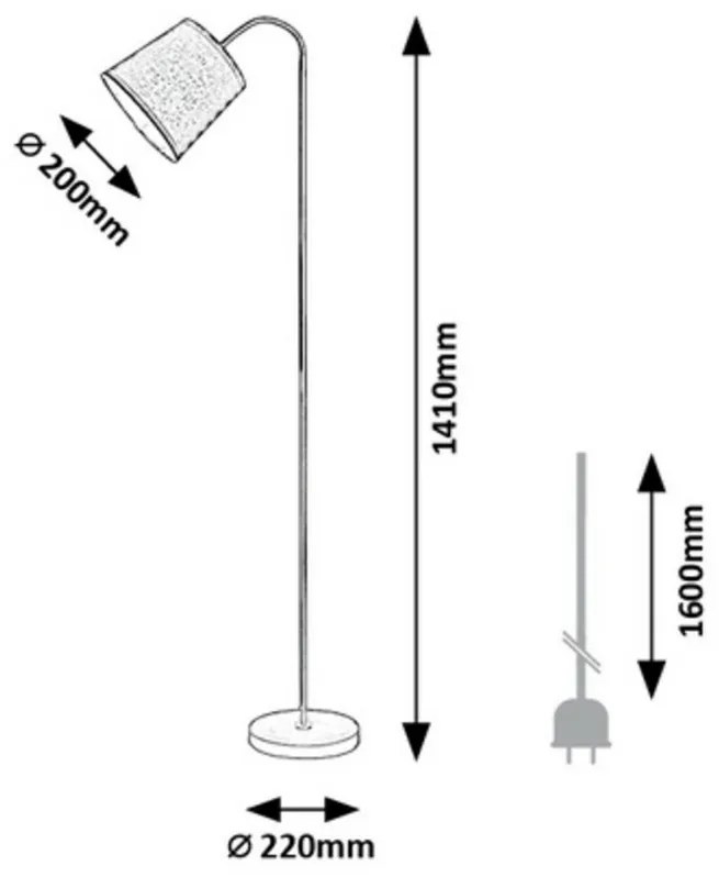 Rabalux 6640 Godric stojací podlahová lampa