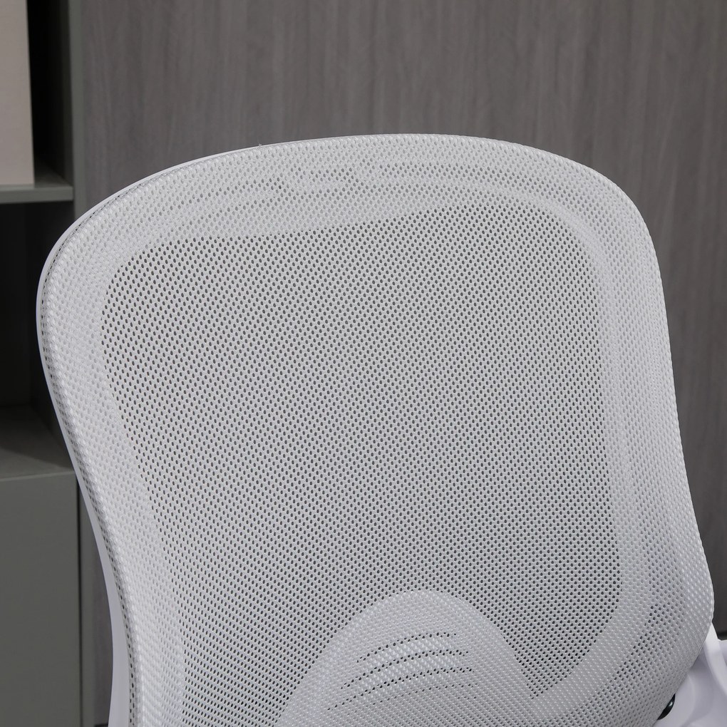 Ergonomická kancelářská židle Vinsetto s sklápěcími opěrkami a nastavitelným kroužkem pod nohy, výškově nastavitelná otočná židle s funkcí naklápění,…