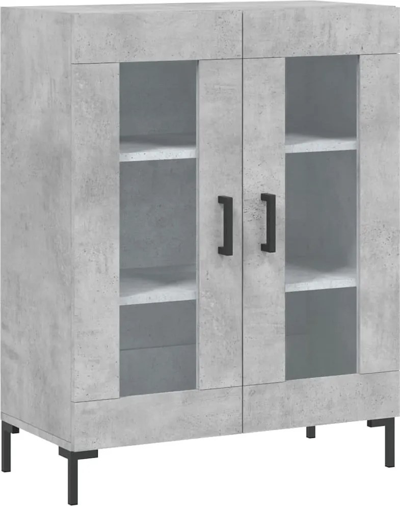vidaXL Skříň highboard 69,5 x 34 x 180 cm kompozitní dřevo [3199618] Barva: Betonová šedá