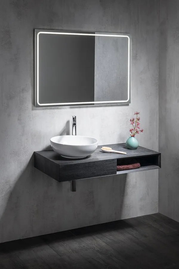 Sapho, GEMINI LED podsvícené zrcadlo 900x500mm, GM090