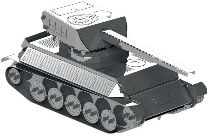 Stavebnice metal time luxusní ocelová stavebnice tank amx-13/75