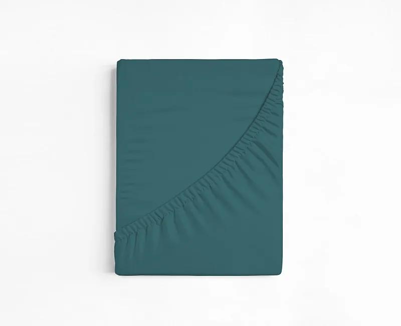 Matějovský napínací prostěradlo jersey s elastanem Zelenomodré na matraci: 160 x 200 cm
