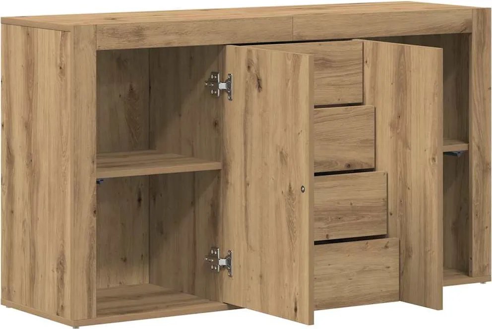 Servírovací skříň Artisanový dub 120 x 36 x 69 cm 3333864
