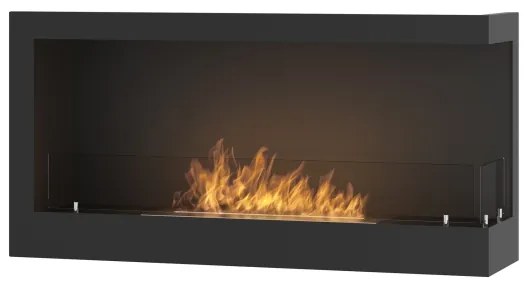 InFire - Rohový BIO krb 45x90 cm 3kW černá