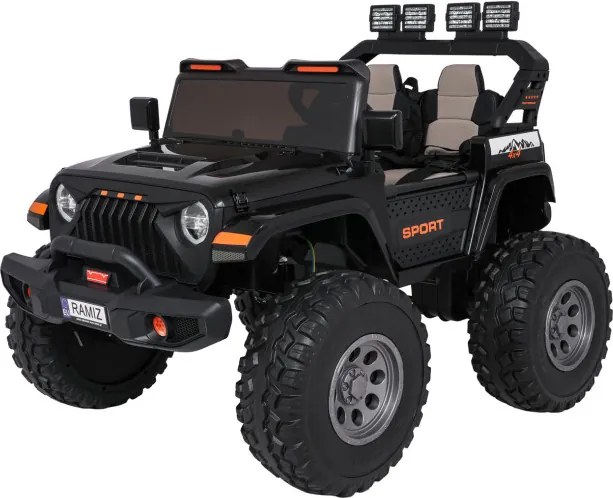 Elektrické autíčko Extreme Sport 4x4 černé