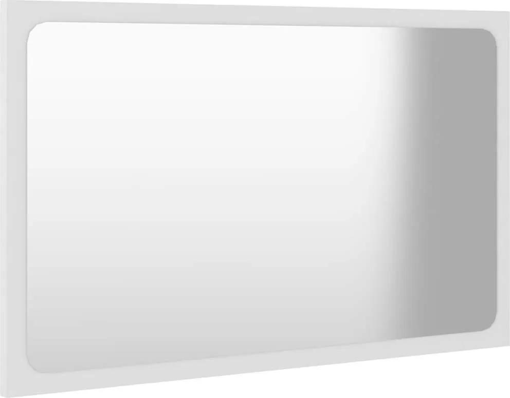vidaXL Set koupelnového nábytku dřevotříska [3071046] Barva: bílá s vysokým leskem