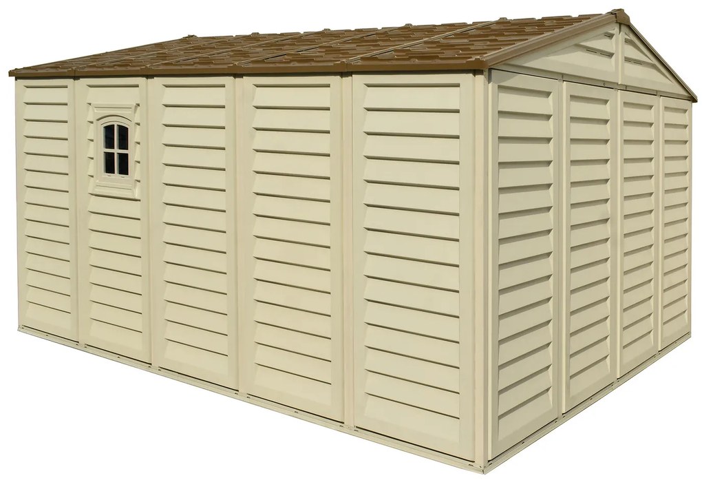 DURAMAX Zahradní domek Duramax WoodBridge Plus 13m2 + podlahová konstrukce (model 40234 -10x13´)